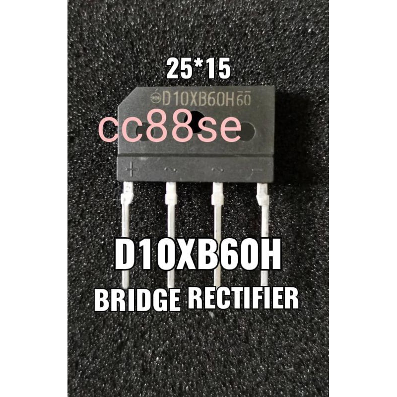 1060 D10XB60H (1006)BRIDGE RECTIFIER DIODE 25*15 SANKEN | Shopee Malaysia