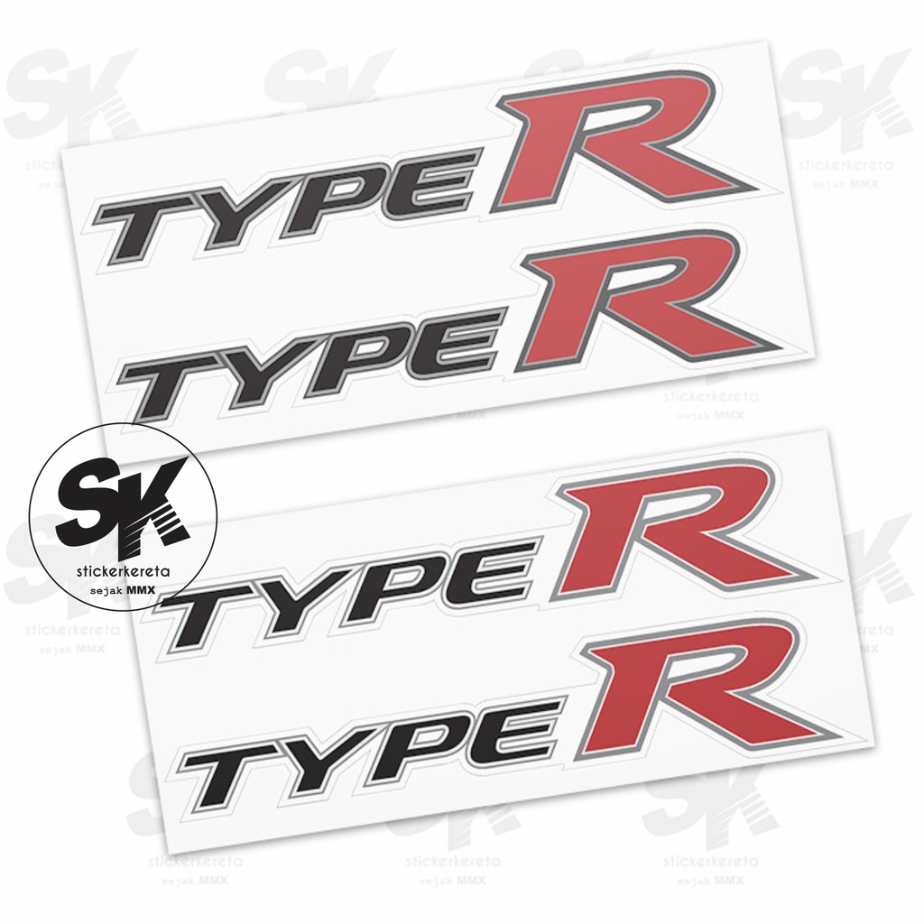 Honda Civic FD Type R Sticker Vinyl | Shopee Malaysia