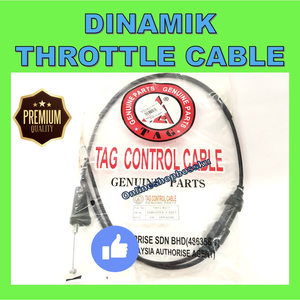 DINAMIK THROTTLE CABLE DINAMIK KABEL MINYAK DINAMIK CABLE THROTTLE ...