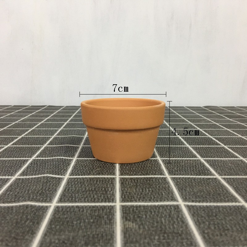 RED POTTERY SHALLOW CLAY POT SUCCULENT FLOWER POT MULTI SIZE OPTION ...