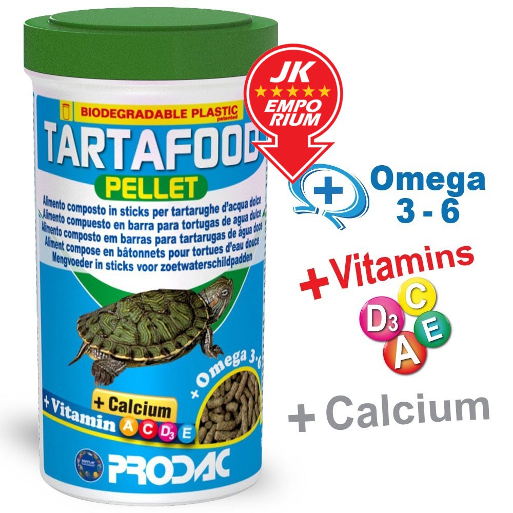 Prodac Tartafood Pellet 350g Tarta Floating Stick Tortoise Terrapin ...