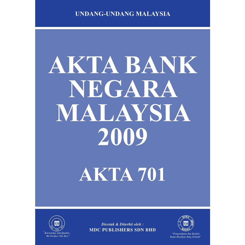 Akta Bank Negara Malaysia 2009 | Shopee Malaysia