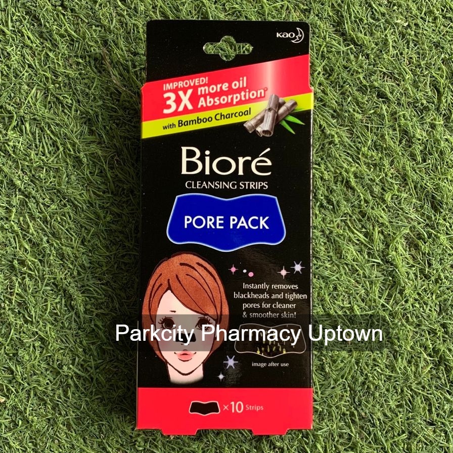 Biore Pore Pack 10s-Range [Cleansing Strips/Men] charcoal exp:10/24 ...