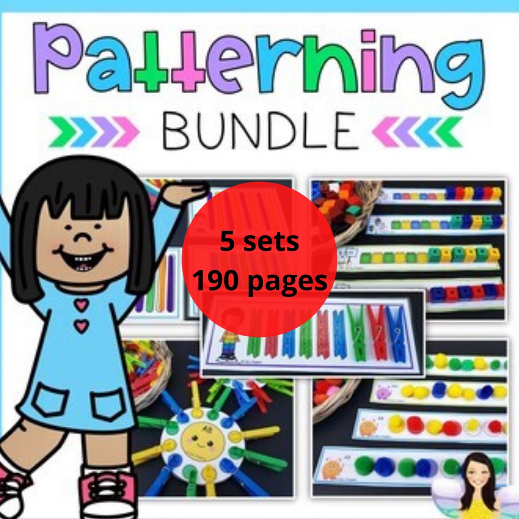 (PDF) kids patterning activities bundle 190 pages SOFTCOPY PRINTABLE ...