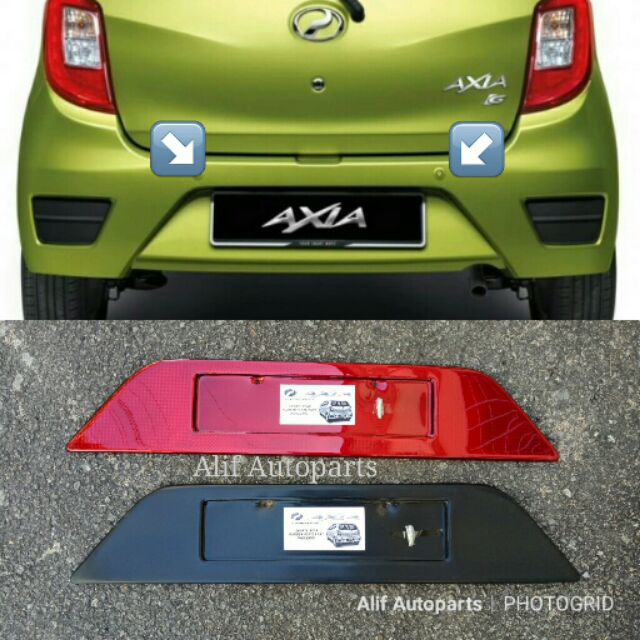 💥READY STOCK💥 Reflector Number Plate Holder Belakang Rear Perodua Axia ...