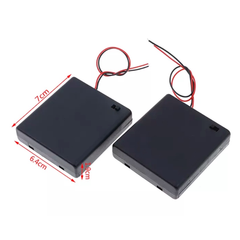 6V 4x AA Double A Battery Holder With Switch | Shopee Malaysia