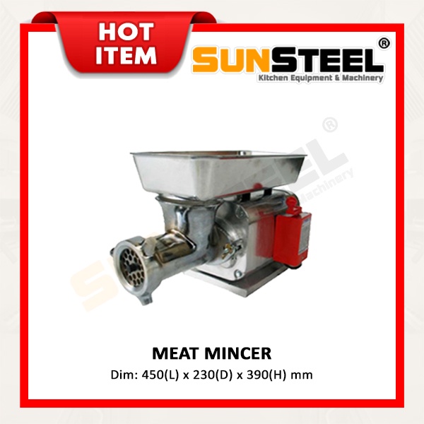 【SUNSTEEL】Commercial Electric Meat Mincer / Pengisar Daging | Shopee ...
