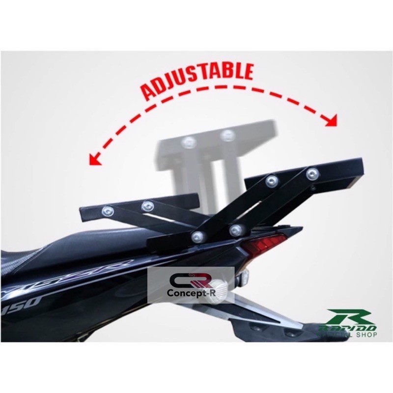 Rapido Adjustable Rear Rack Y15ZR/RS150/VF3i/EX5/EX5 Dream 110/W110 ...