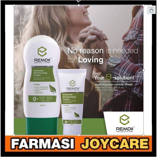 Remdii Sensitive Intensive Moisturising Cream 250mL / 250g (Exp: July ...