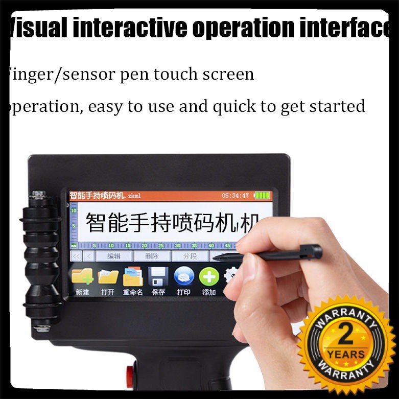 Coding machine Hand-held inkjet printer for printing production date ...