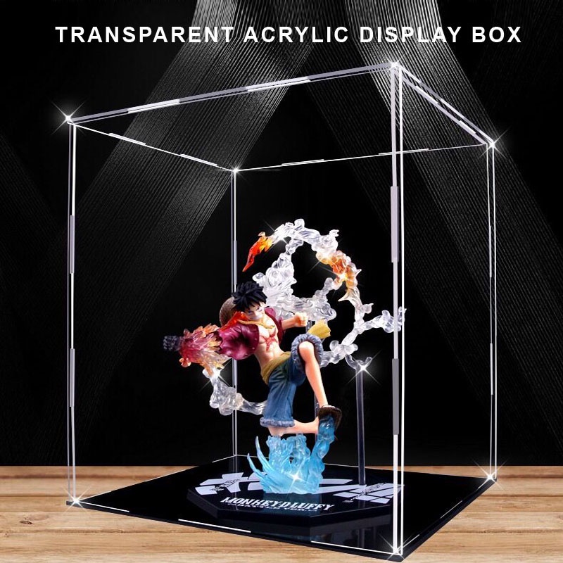 TRANSPARENT ACRYLIC DISPLAY BOX Size support customization rectangle ...