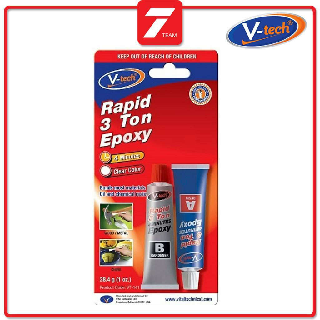 VT-141B1 V-tech Rapid 3 Ton 4 Minutes Epoxy 28.4g | Shopee Malaysia
