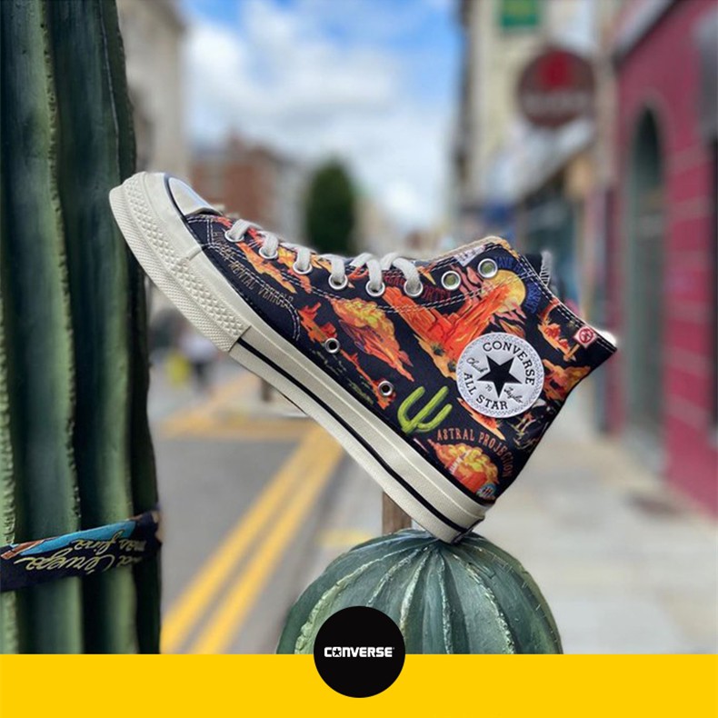 Converse X Twisted Resort co-branded alien canvas shoes with 1970S ...