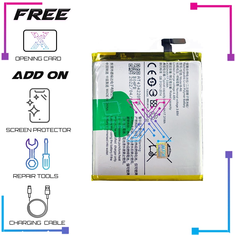 Battery Bateri B-R6 For VIVO X70 PRO (4400 mAh) | Shopee Malaysia