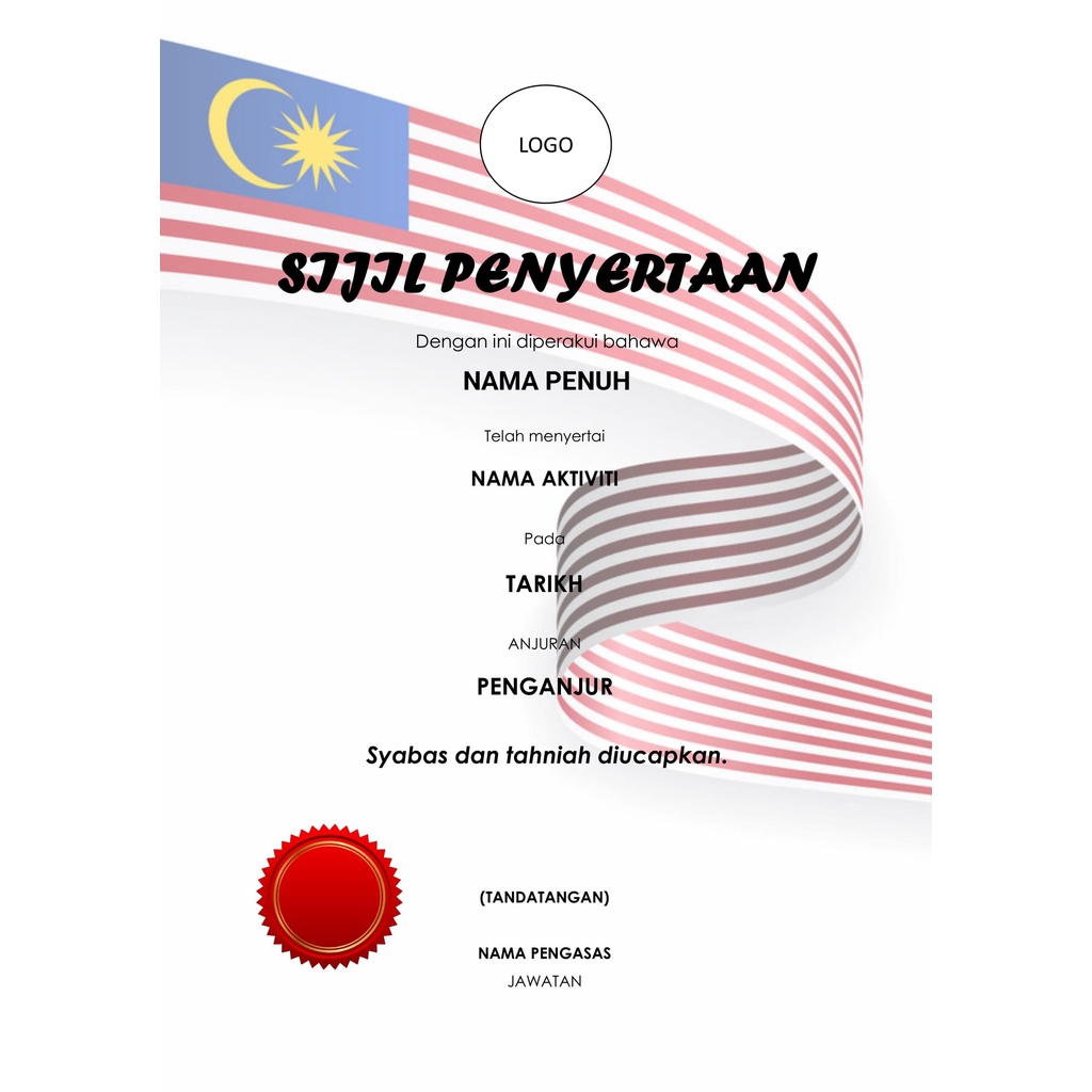 [PART 2] template sijil template certificate edit dalam powerpoint ...