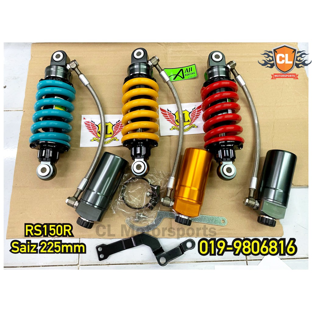 AJI RACING Adjustable Monoshock ( RS150 ) (With Tank) | Shopee Malaysia