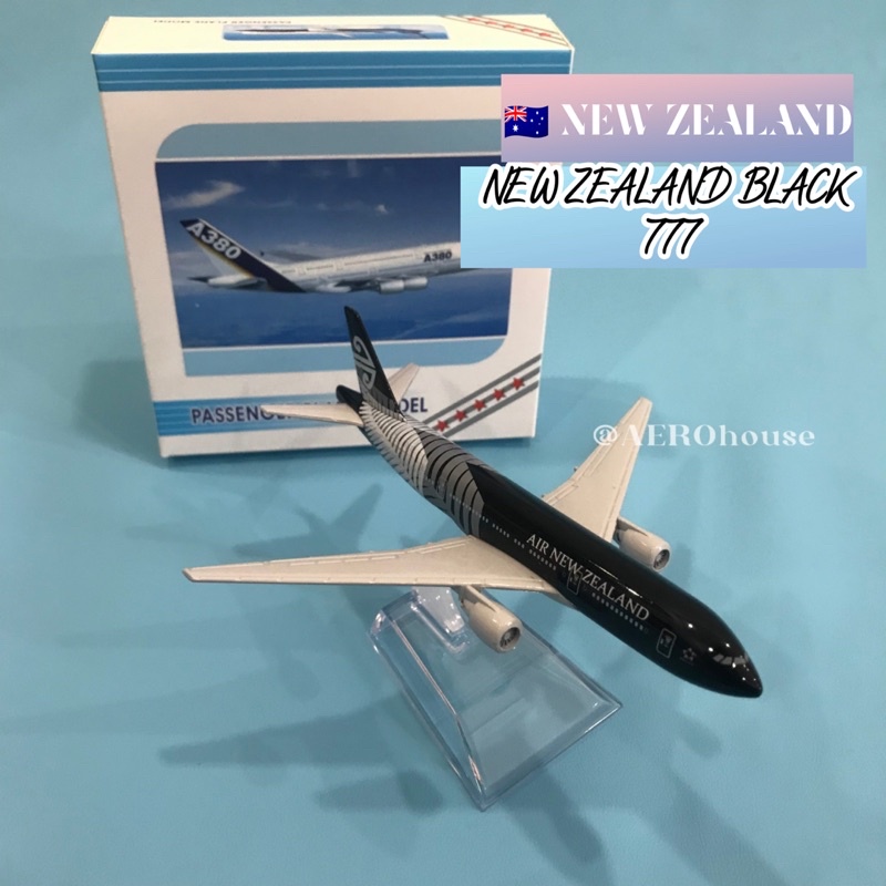 Latest Aeroplane/299 Aircraft Model- New Zealand Black 777 | Shopee ...