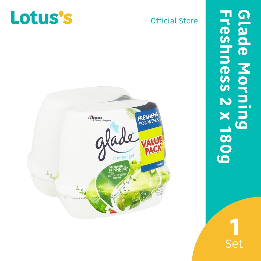 Glade Morning Freshness Scented Gel 2 x 180g | Shopee Malaysia