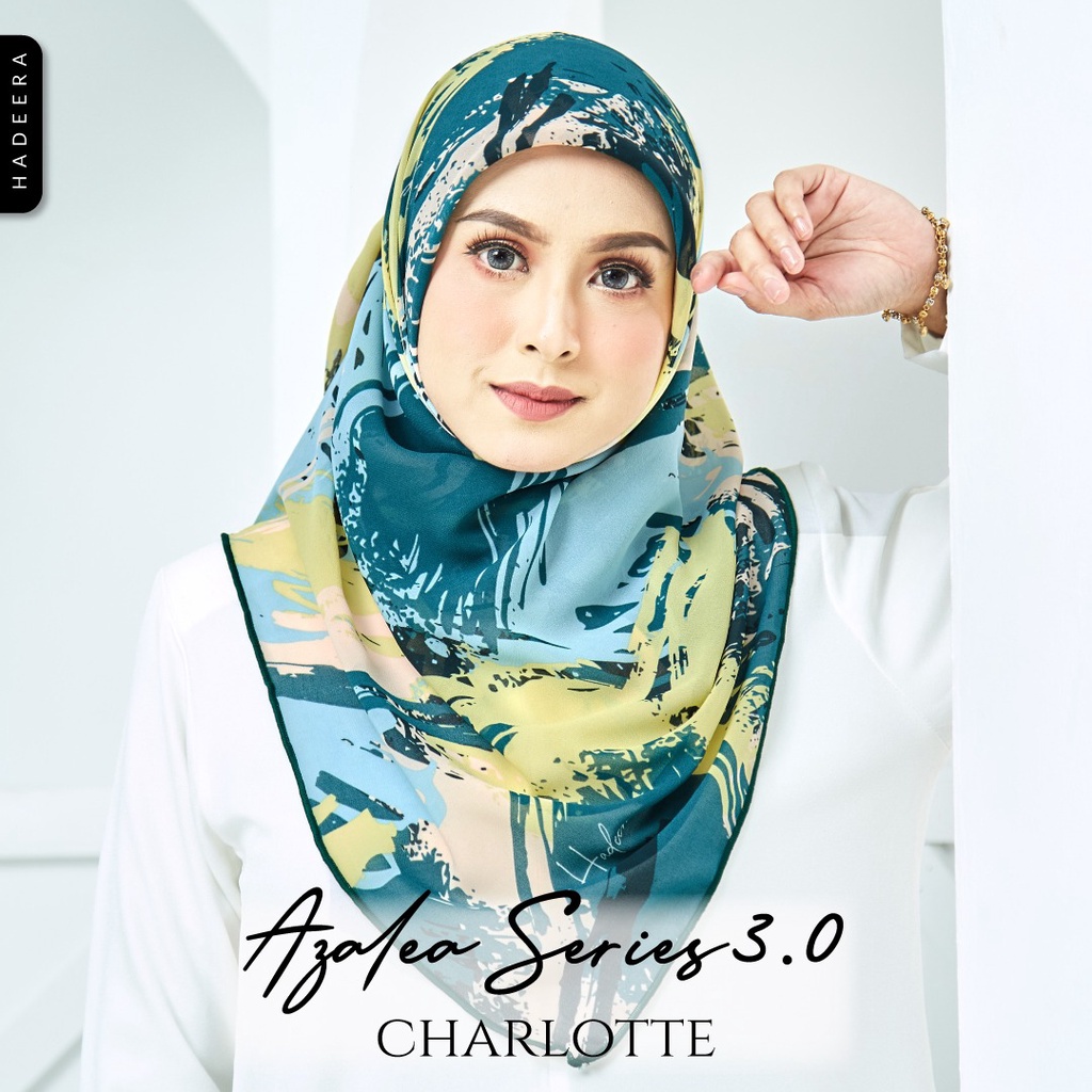 Hadeera Azalea 3.0 Tudung Bawal Chiffon (Charlotte) | Shopee Malaysia