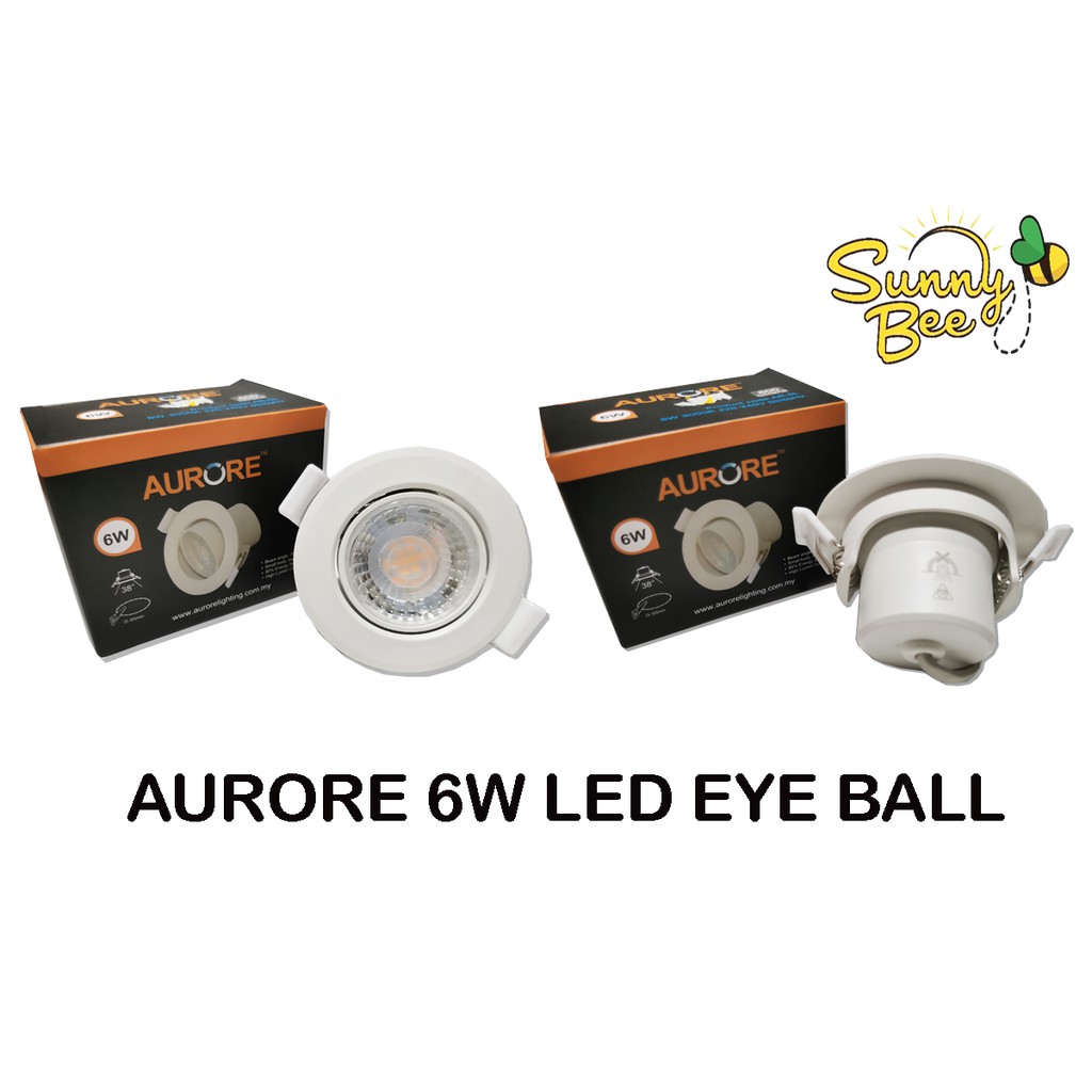 AURORE 6W LED EYE BALL Round / Square | Shopee Malaysia