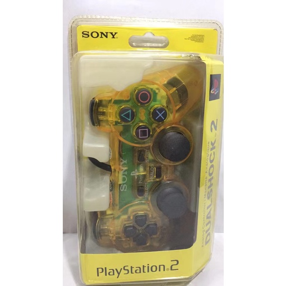 PLAYSTATION 2 DUALSHOCK OEM / COLORFUL TRANSPARENT/ PS2 DS 99% / PS1 ...