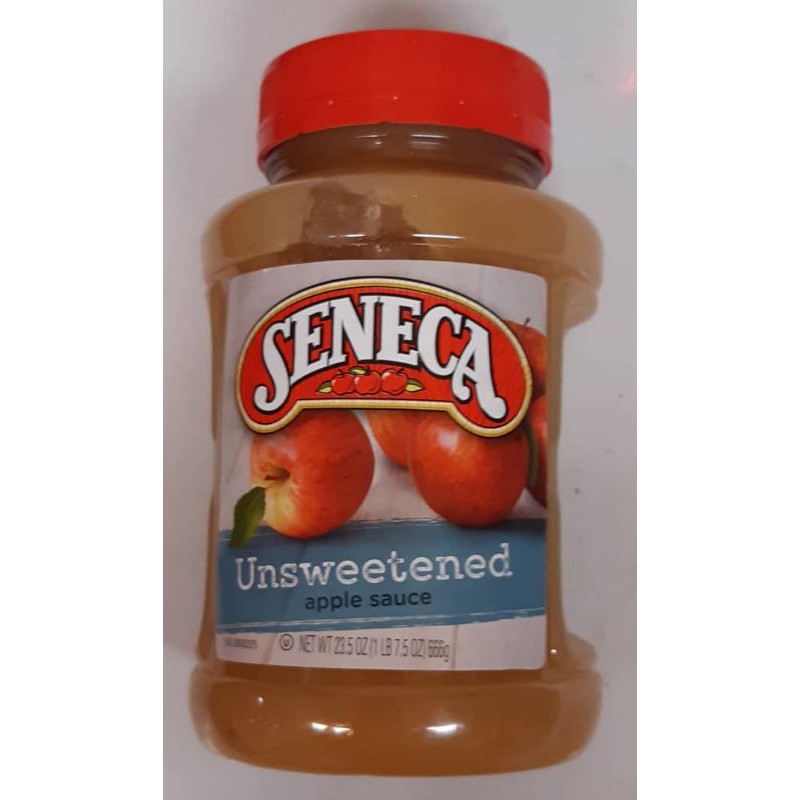 SENECA 100% Natural Apple Sauce 666g/TREETOP Natural Apple Sauce (NAS ...