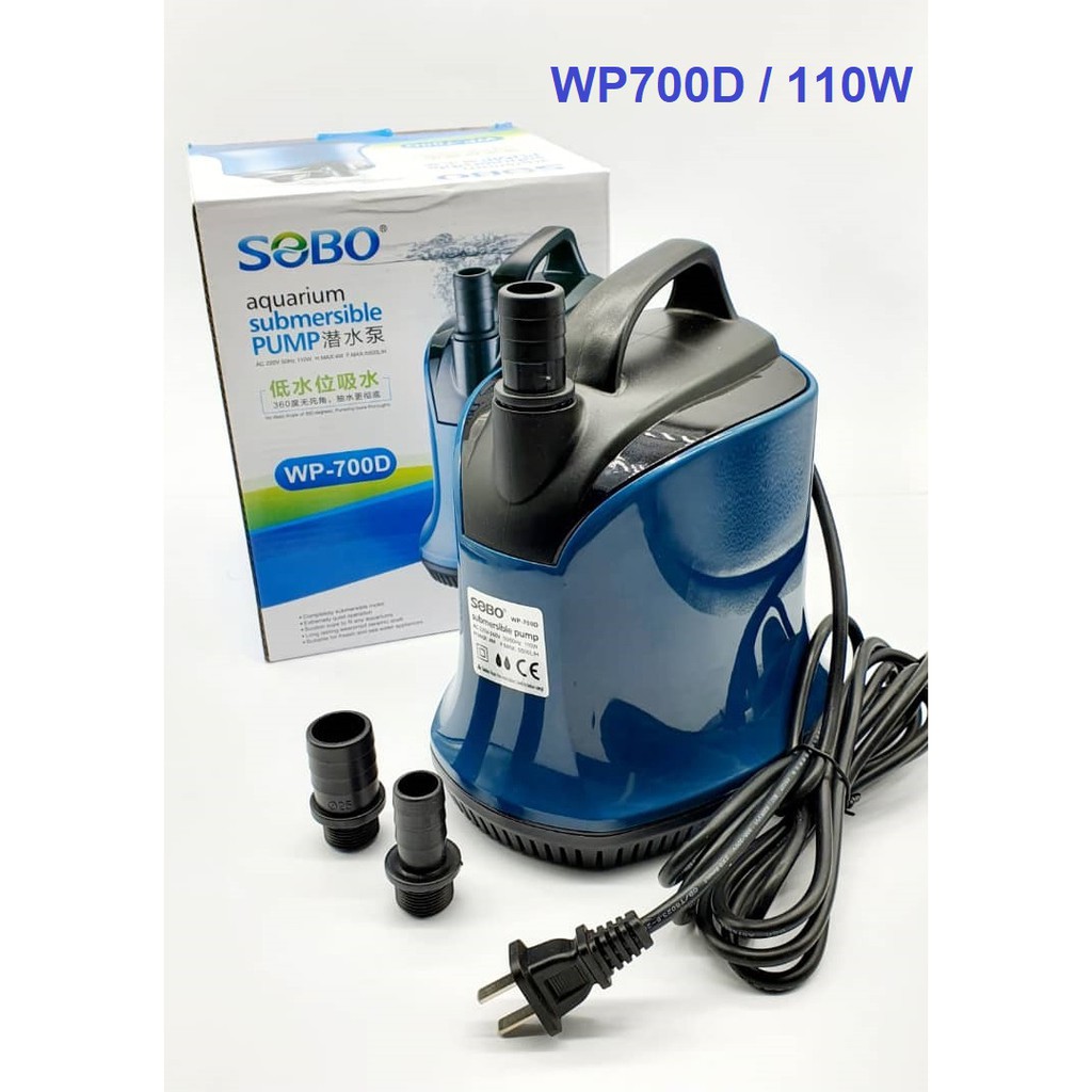 SOBO WP-700D AQUARIUM SUBMERSIBLE WATER PUMP 110W | Shopee Malaysia