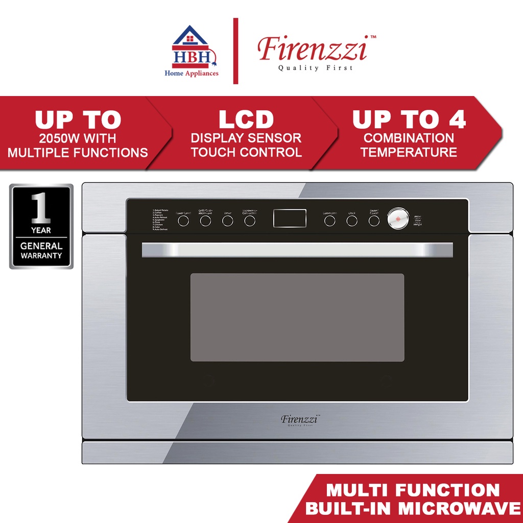 Firenzzi FBW-3490 34L 2050W 10 Power Level Multi Function Convection ...