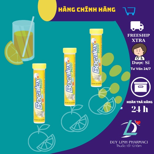 Bocalex - Effervescent Tablets Supplementing Vitamin C, Multivitamin ...