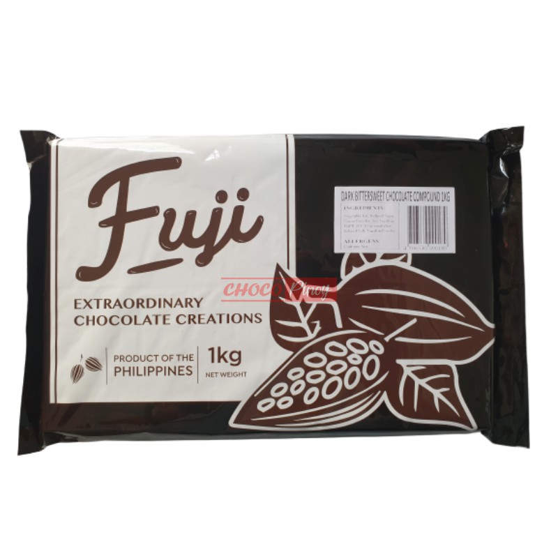 Choco Pinoy Fuji Dark Bittersweet Chocolate Block | Shopee Malaysia