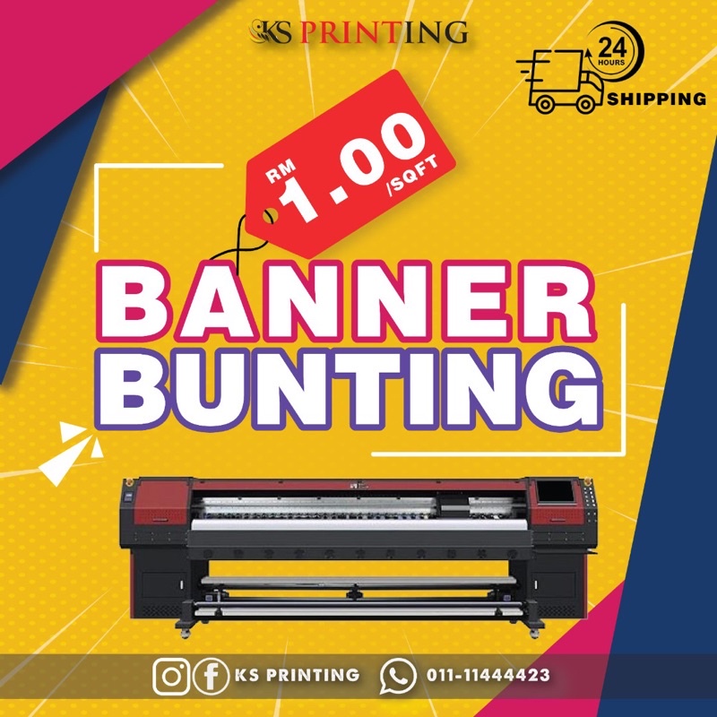 Print Banner Design Sendiri Harga Kilang (SIAP 24JAM) | Shopee Malaysia