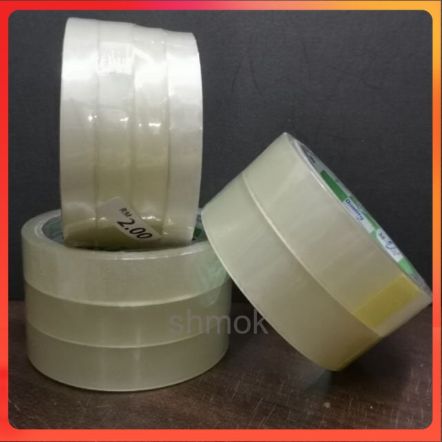 OPP TRANSPARENT TAPE ( 12mm / 18mm / 24mm ) | Shopee Malaysia