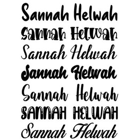 STICKER BALLOON SANNAH HELWAH - A4 SIZE | Shopee Malaysia