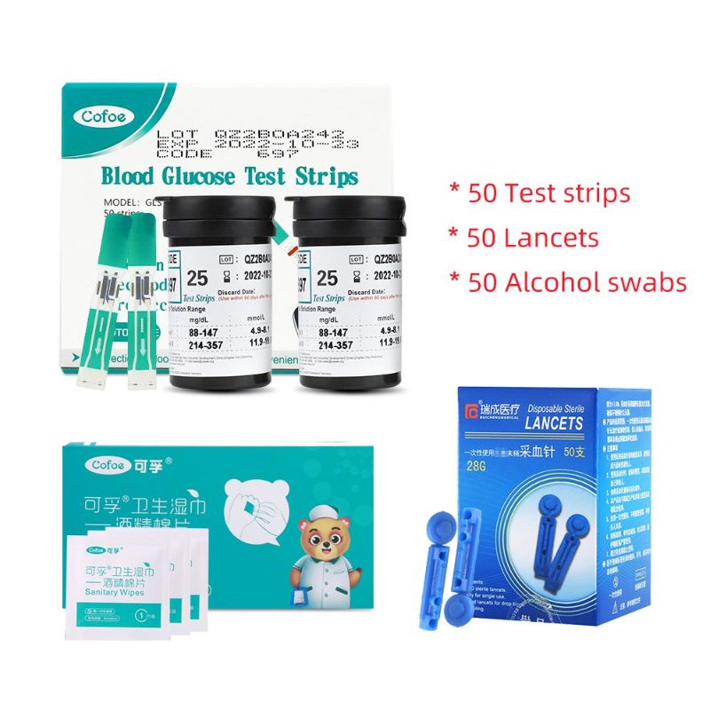 [mg/dL] Cofoe GLM 77 Bacaan Gula Blood Sugar Test Kencing Manis BSP GDM ...