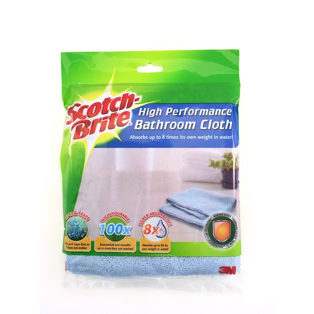 3M Scotch Brite Bathroom Cloth High Performance | Shopee Malaysia