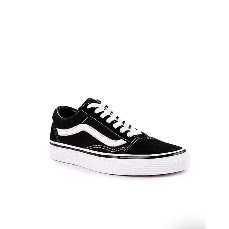 Vans Old Skool Classic Black White Original Guarante Shopee Malaysia