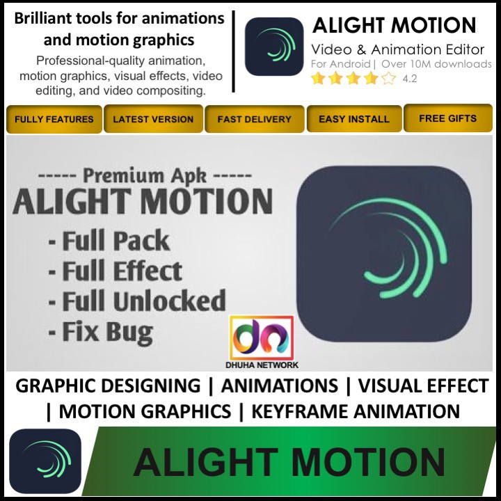 ALIGHT MOTION | PREMIUM - VIDEO & ANIMATION EDITING APPS | FOR ANDROID ...