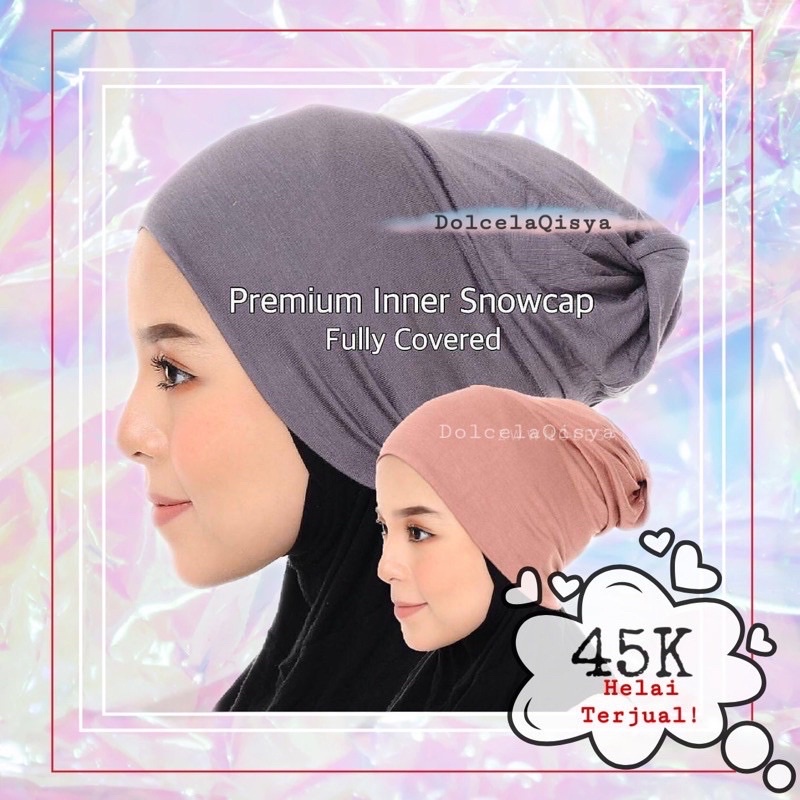 Snowcap Warda Snowcap Berhantu Ala2 Snowcap FullCap Inner Tudung (650 ...
