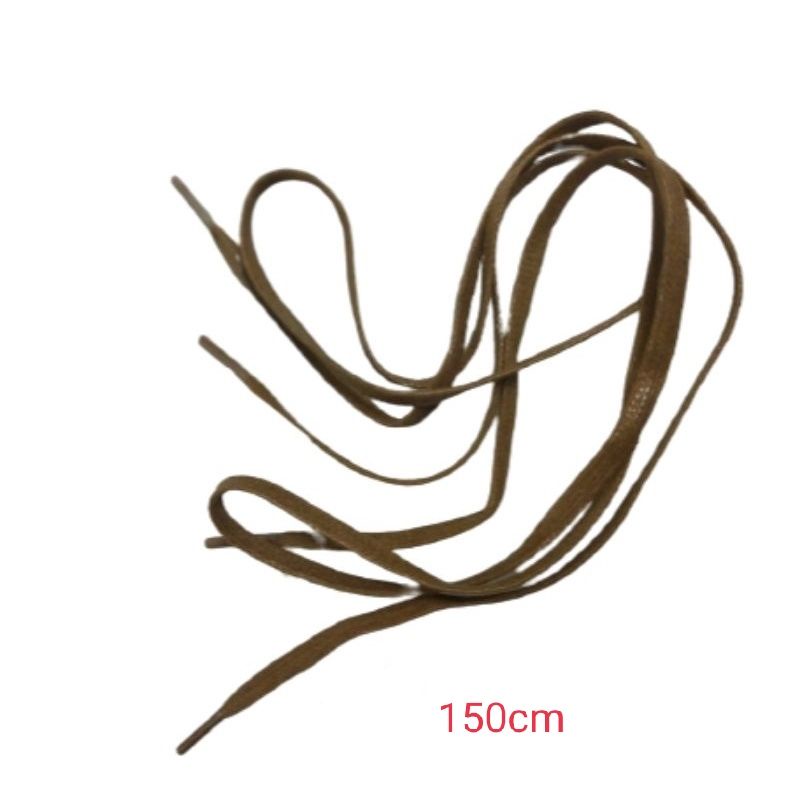 Ismirez 1pair Leather Wax Flat Shoe Laces Sepasang Tali Kasut Wax Tali ...