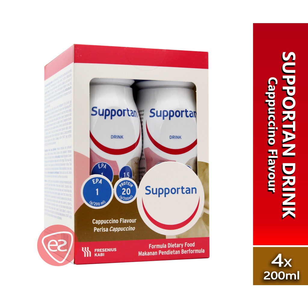 Supportan Drink 4x 200ml ( Pineapple-Coconut / Cappuccino / Tropical ...