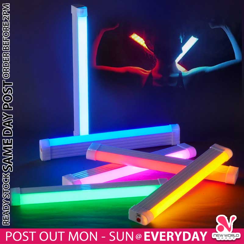 𝟯 𝗠𝗢𝗗𝗘𝗦 》RGB TikTok LED Light Photography Ambient Atmosphere Light Bar ...