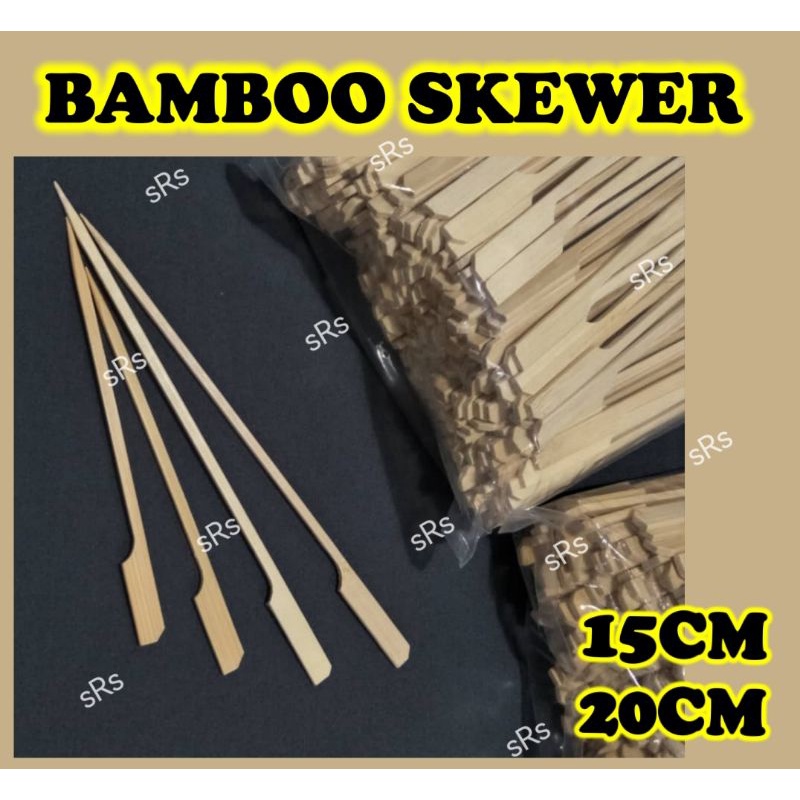 15cm / 20cm Bamboo Oden Stick Skewer Bamboo Stick / Teppo Bamboo Skewer ...