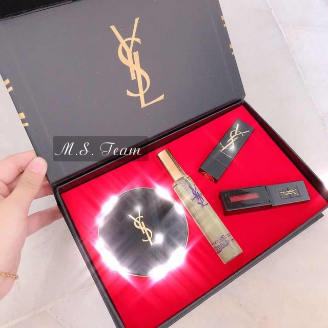 Ysl black gold gift box Ysl黑金豪华版礼盒 | Shopee Malaysia