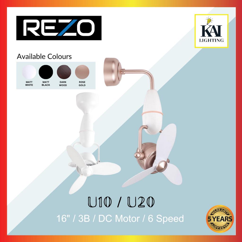 [NEW] REZO ELISE / REZO CORNER FAN Ceiling and Wall Fan with Remote ...
