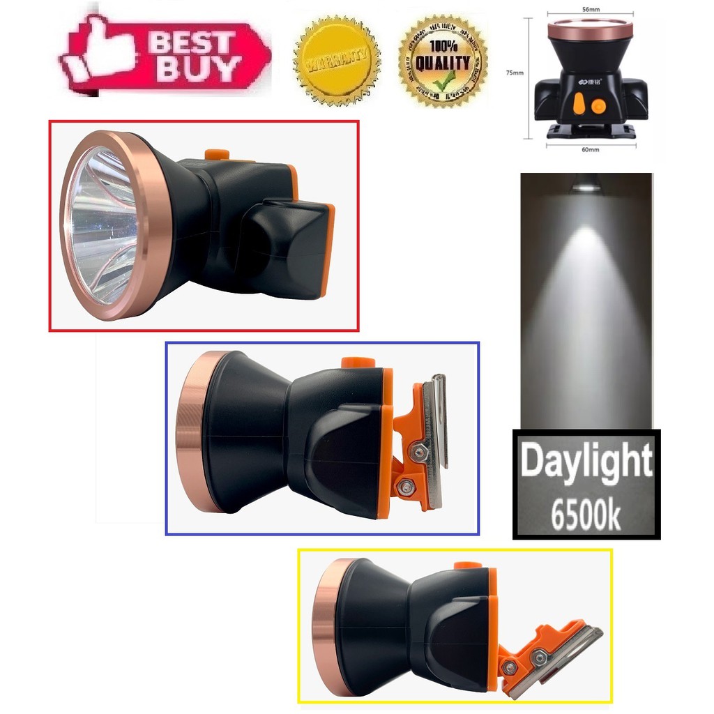 LED Rechargeable Lithium Head Light (5W) (Daylight-6500K) (Fast ...