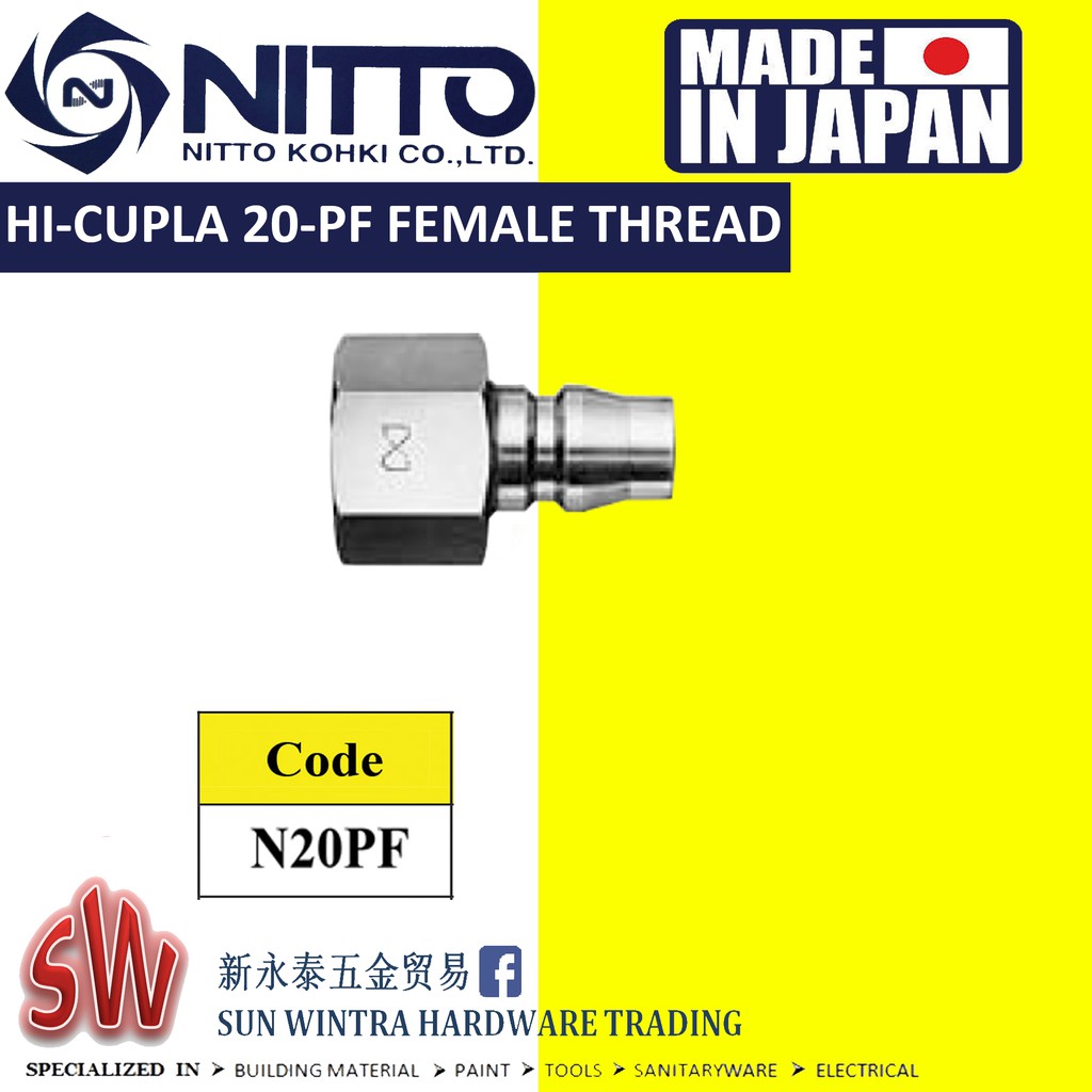 Nitto PF-TYPE Quick Air-Coupler (Made In Japan) | Shopee Malaysia