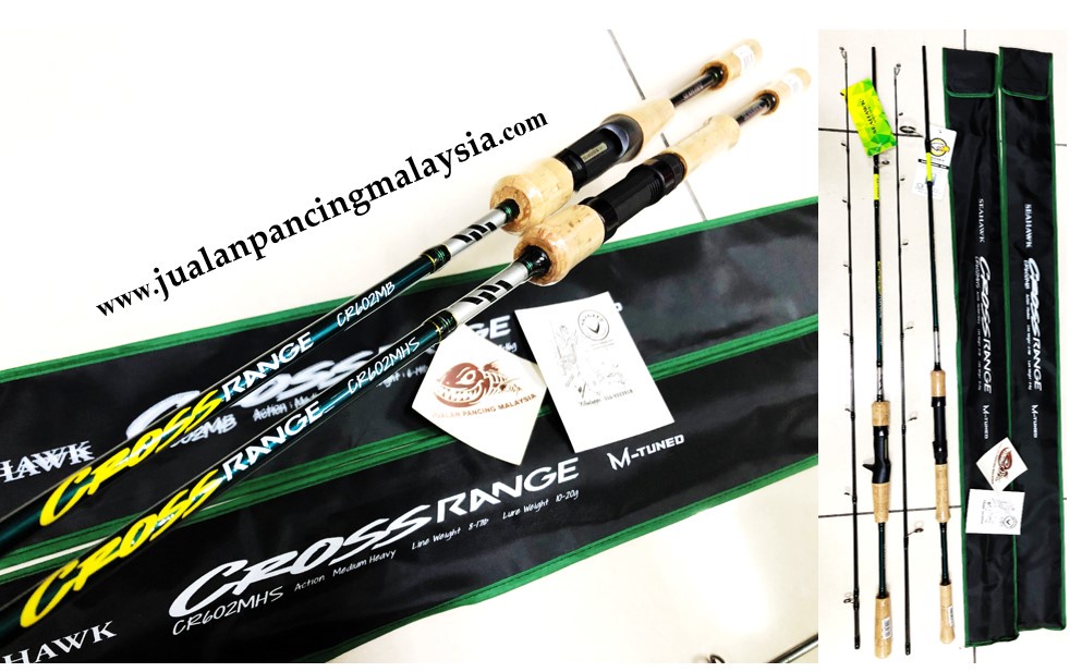 SEAHAWK 2022 Cross Range Medium Heavy Spinning Baitcasting Rod (Pos ...