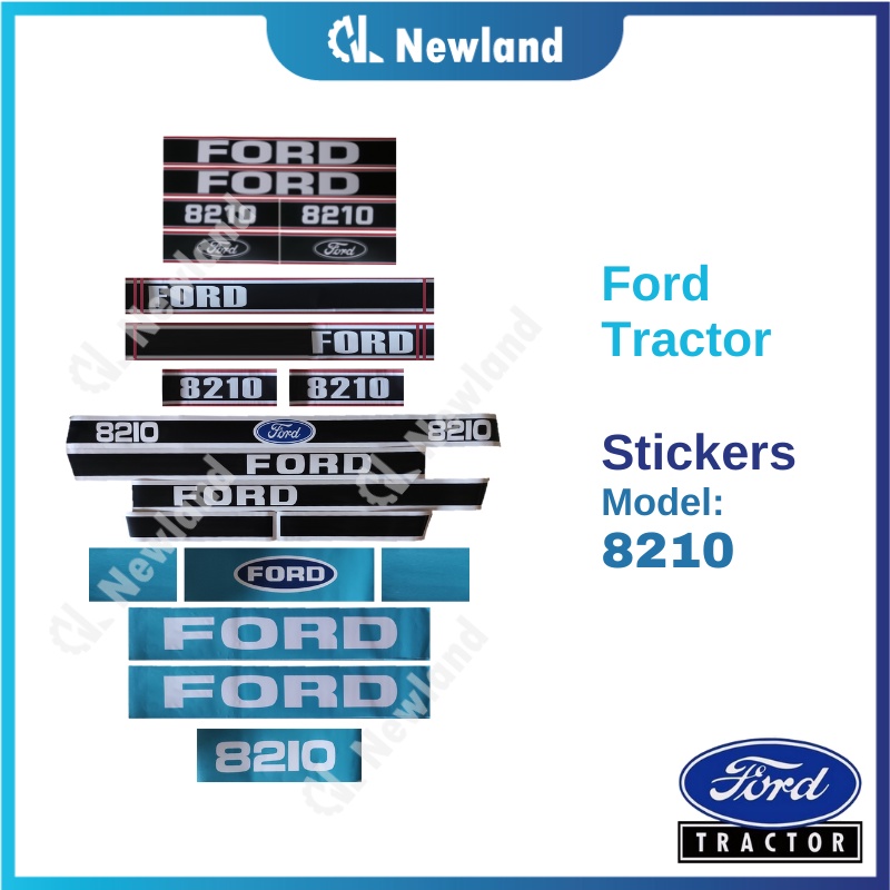 Sticker Tractor Ford 8210 | Shopee Malaysia
