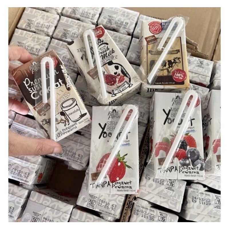 (1ctn = 32 packs) Farm Fresh Small Packing (125ml) Kurma/Chocolate ...