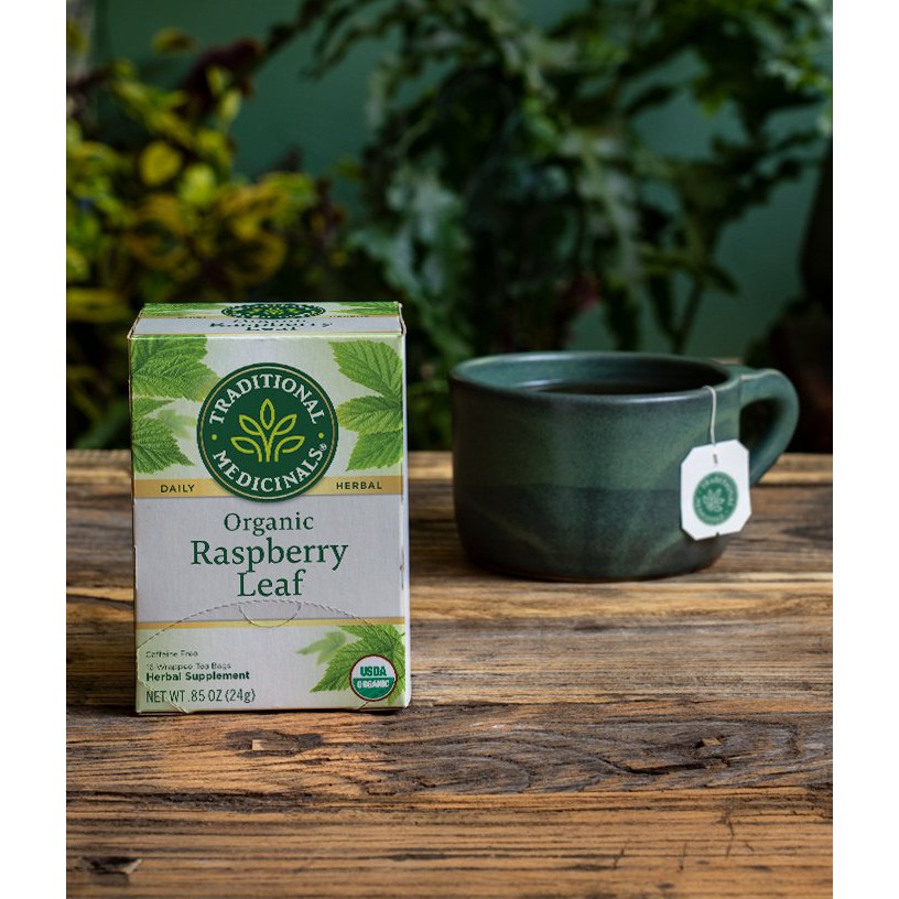 Traditional Medicinals Organic Raspberry Leaf Tea, 16 Tea Bags ( 24 G ...